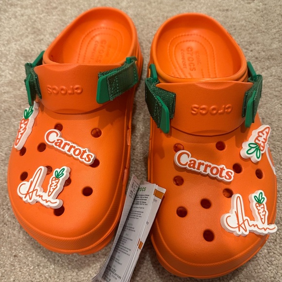 CROCS | Shoes | Carrots X Limited Crocs Allterrain Orange Mens 8 Womens ...